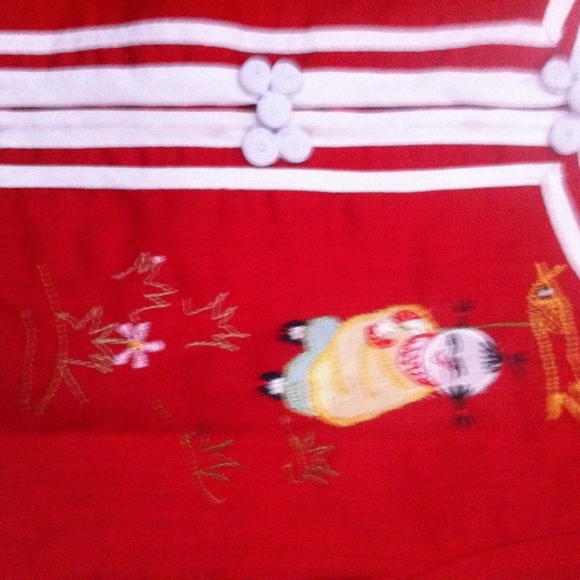 Panda | Shirts & Tops | Babys Red Chinese Formal Dress Up Top | Poshmark